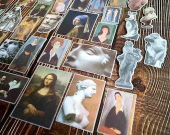 Famous Art Stickers - Etsy