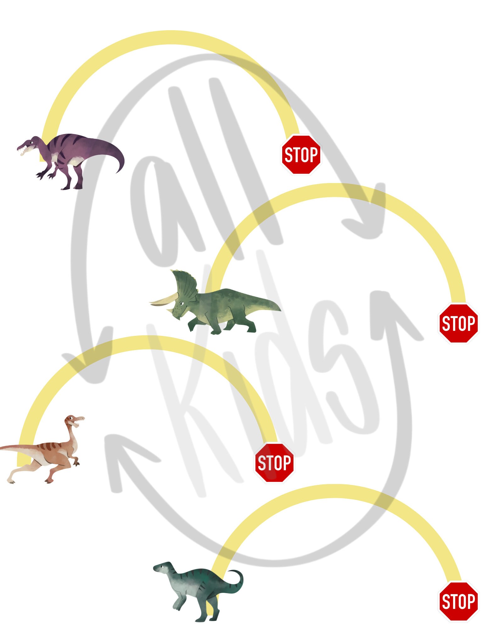 Dinosaur Pre-writing Packet - DIGITAL DOWNLOAD - Etsy