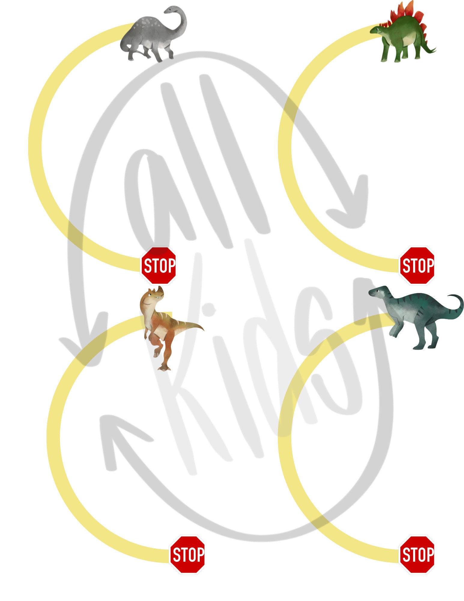 Dinosaur Pre-writing Packet - DIGITAL DOWNLOAD - Etsy