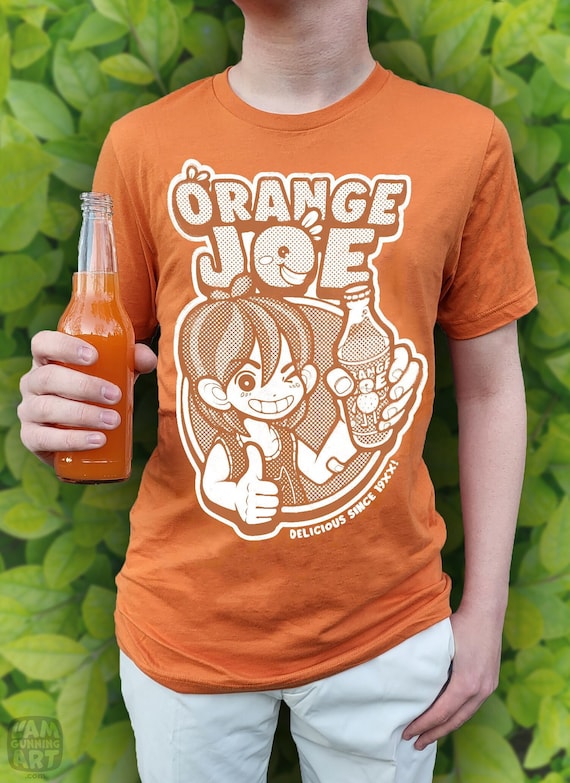OMORI Orange Joe Retro Unisex Graphic T-shirt - Etsy Hong Kong