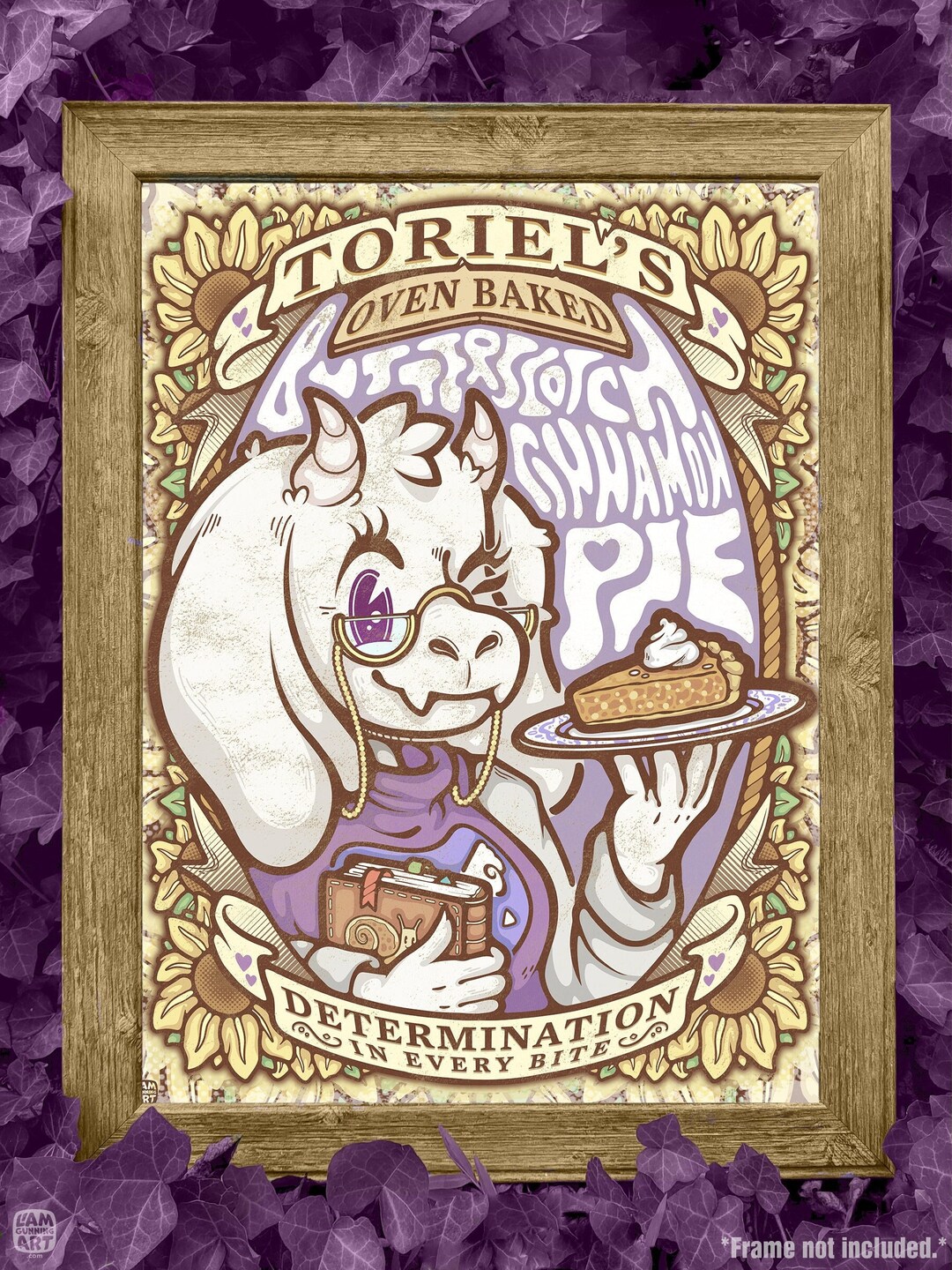 UNDERTALE POSTER : Toriel's Butterscotch Cinnamon Pie - Etsy