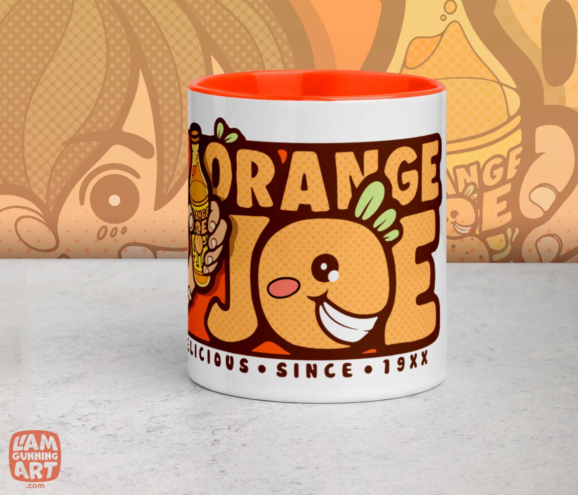 OMORI : Orange Joe Retro Color Mug 11oz - Etsy