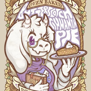 UNDERTALE : Toriel's Butterscotch Cinnamon Pie Retro Unisex Graphic T ...