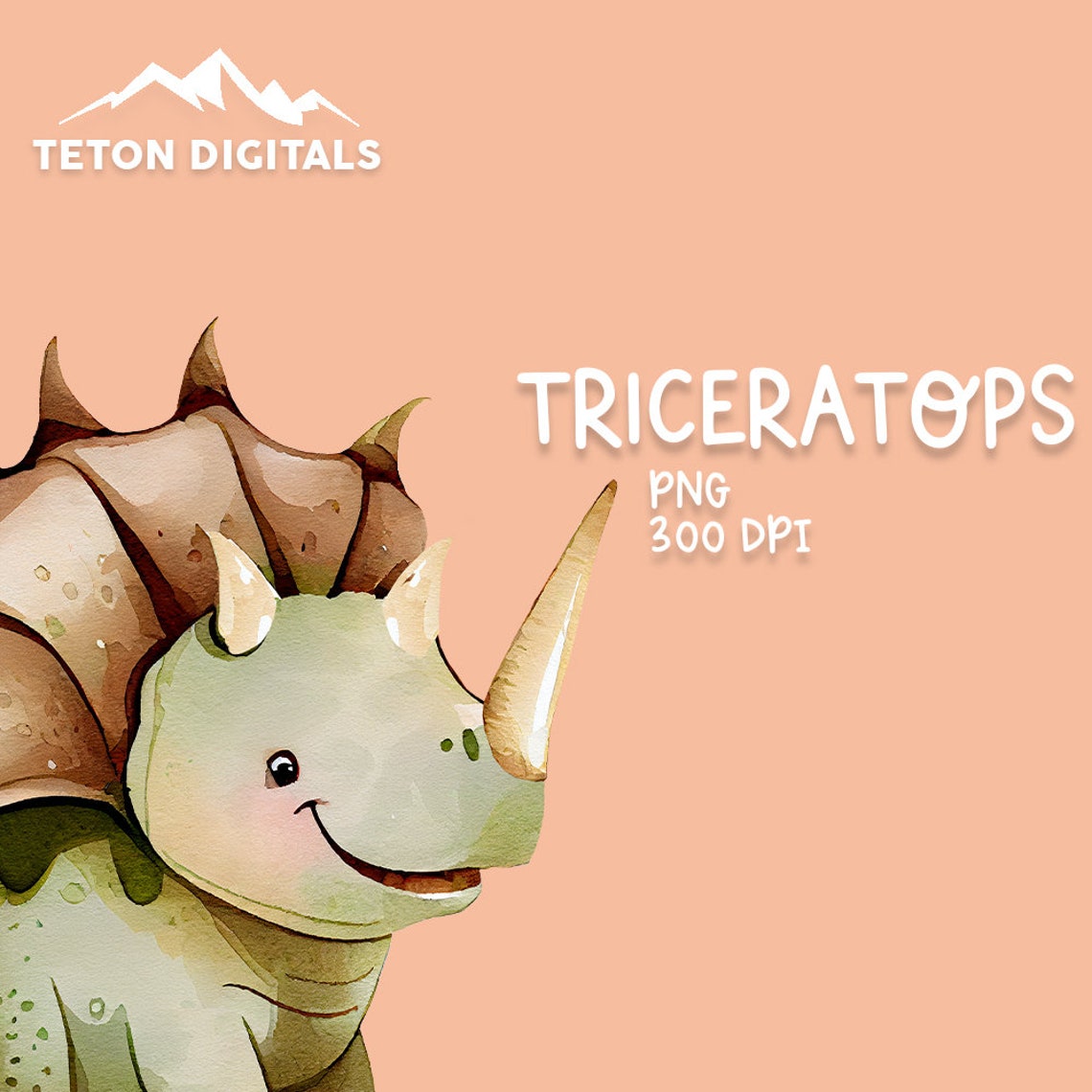 Dinosaur Clipart PNG Bundle Cute Dinosaur Clipart PNG - Etsy