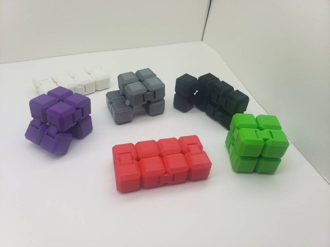 Infinity Cube Fidget Toy Kids Adults Gift Fidget Spinner Bored Desk Toy ...