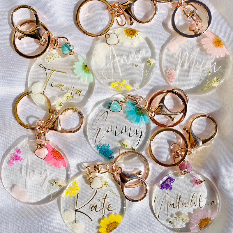 Custom Resin Keychain - Etsy