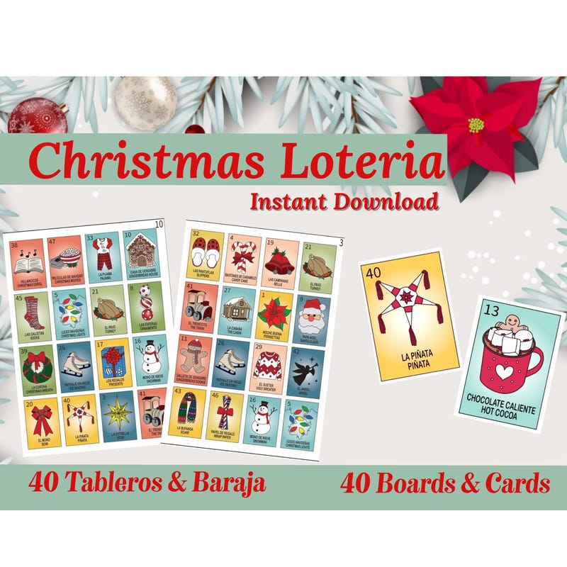 Loteria Christmas - Etsy