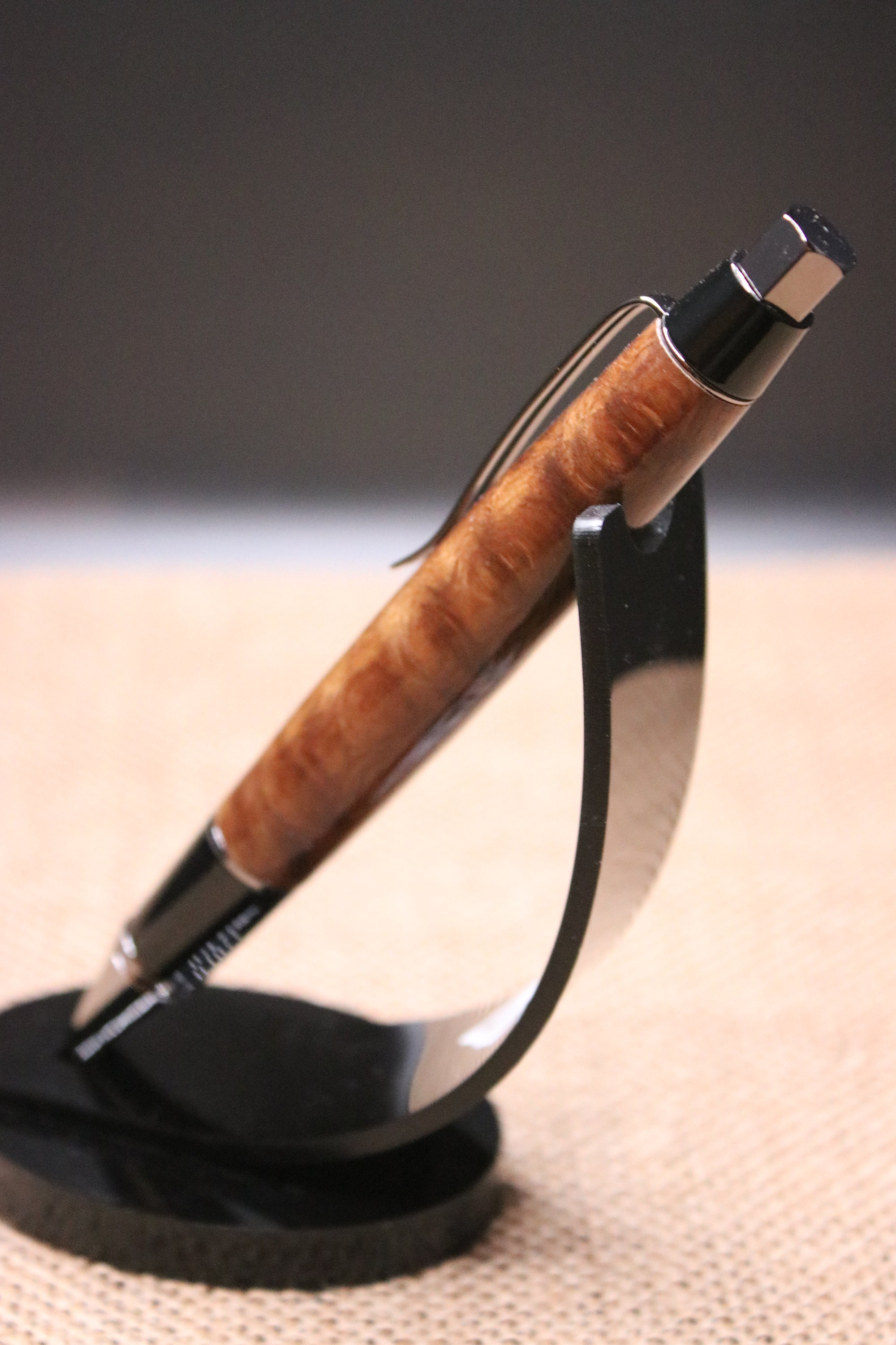 Big Ben (cigar) Click Pen in Gun Metal/black With Oak Burl - Etsy