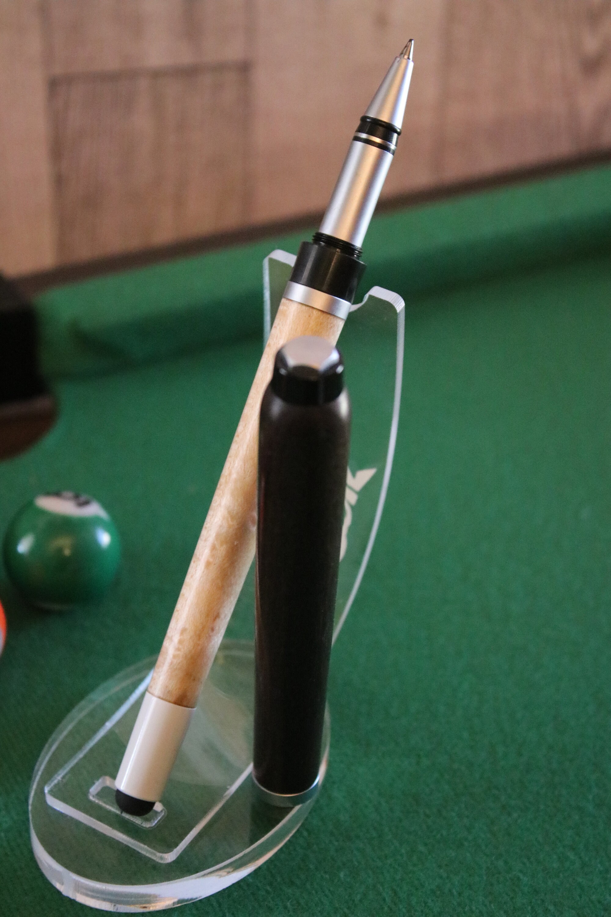 Pool Cue Rollerball Pen With Cocobolo - Etsy