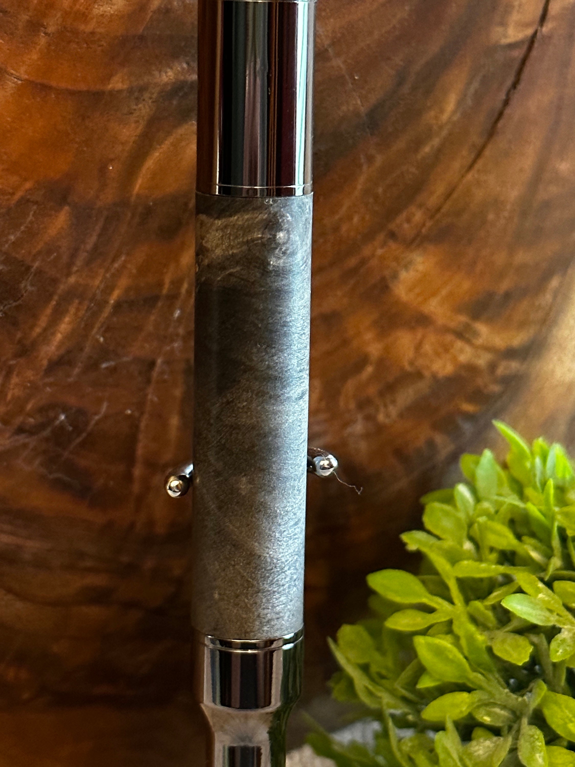 Magnum Razor Handle in Gun Metal With Buckeye Burl - Etsy
