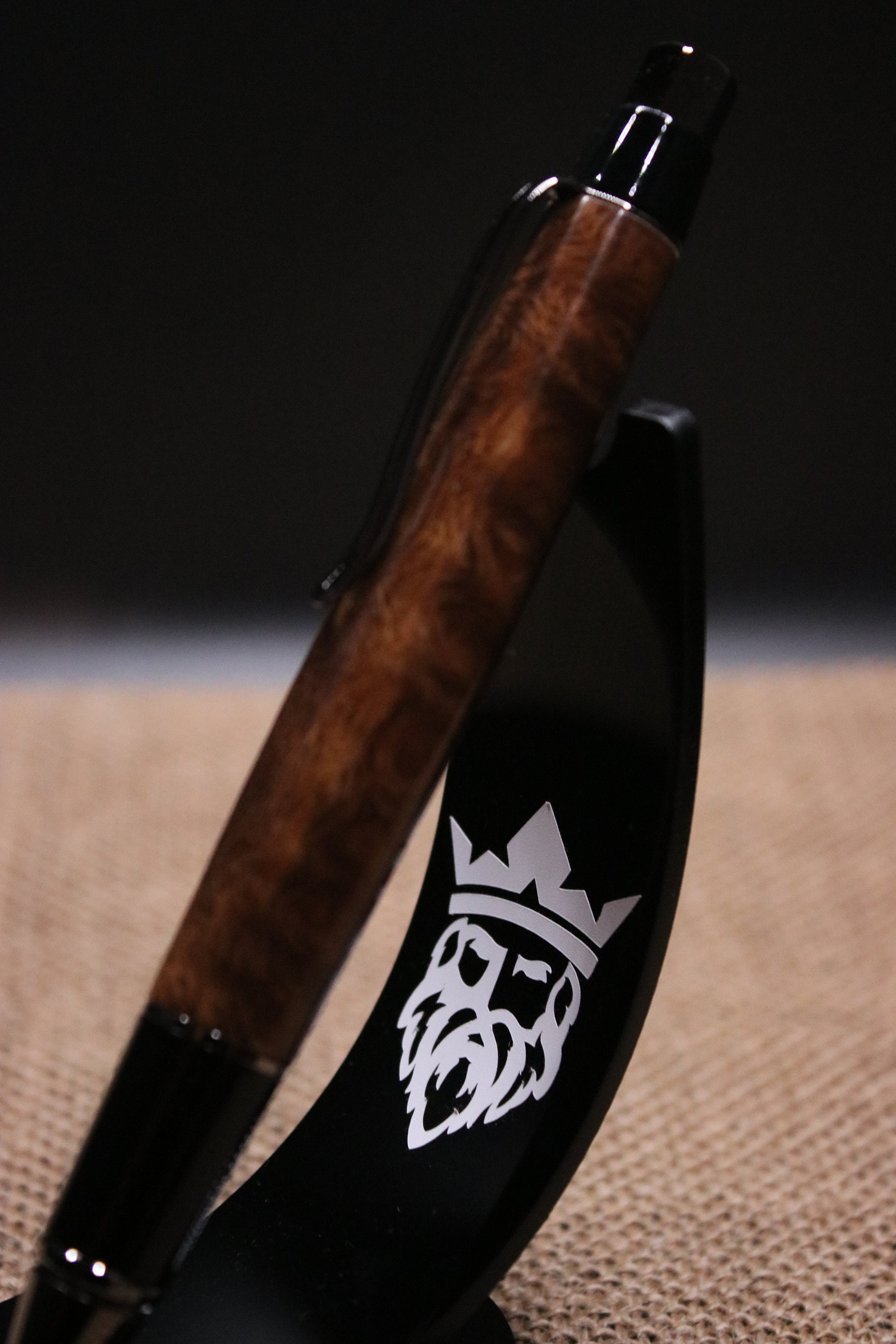 Big Ben (cigar) Click Pen in Gun Metal/black With Oak Burl - Etsy