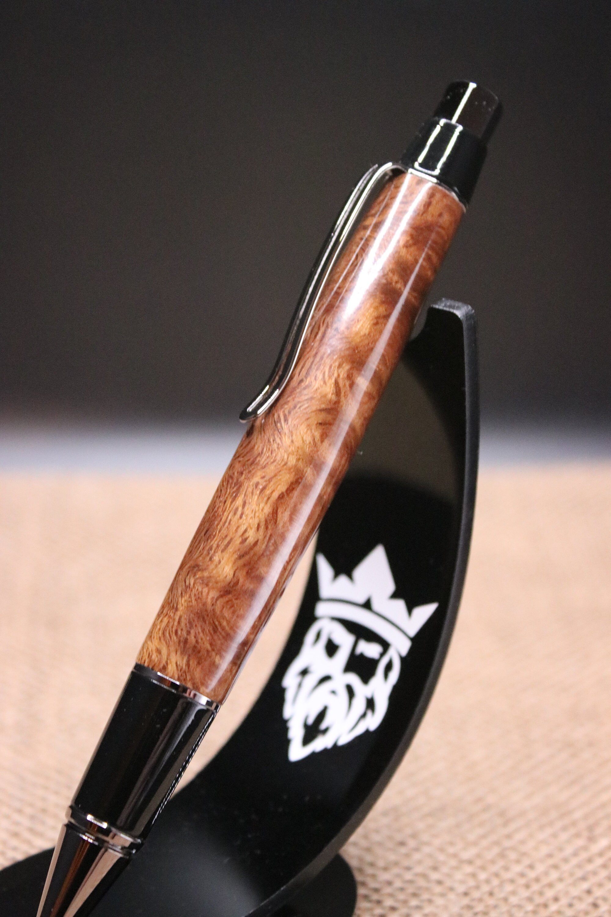 Big Ben (cigar) Click Pen in Gun Metal/black With Oak Burl - Etsy