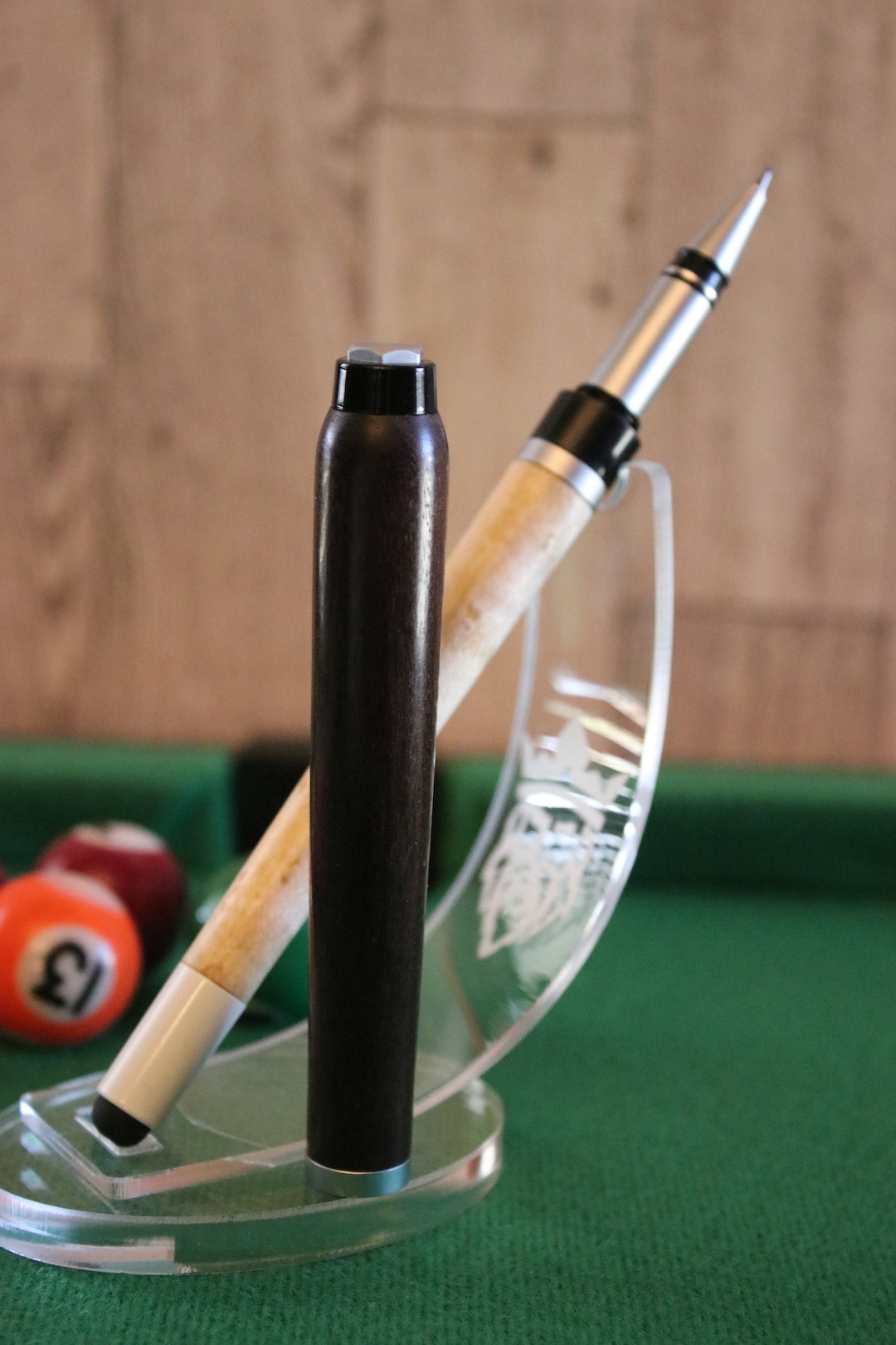 Pool Cue Rollerball Pen With Cocobolo - Etsy