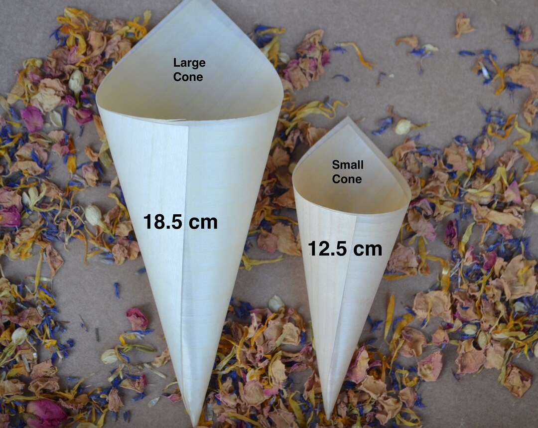 Bamboo Confetti Cones,biodegradable Confetti Cones - Etsy Australia