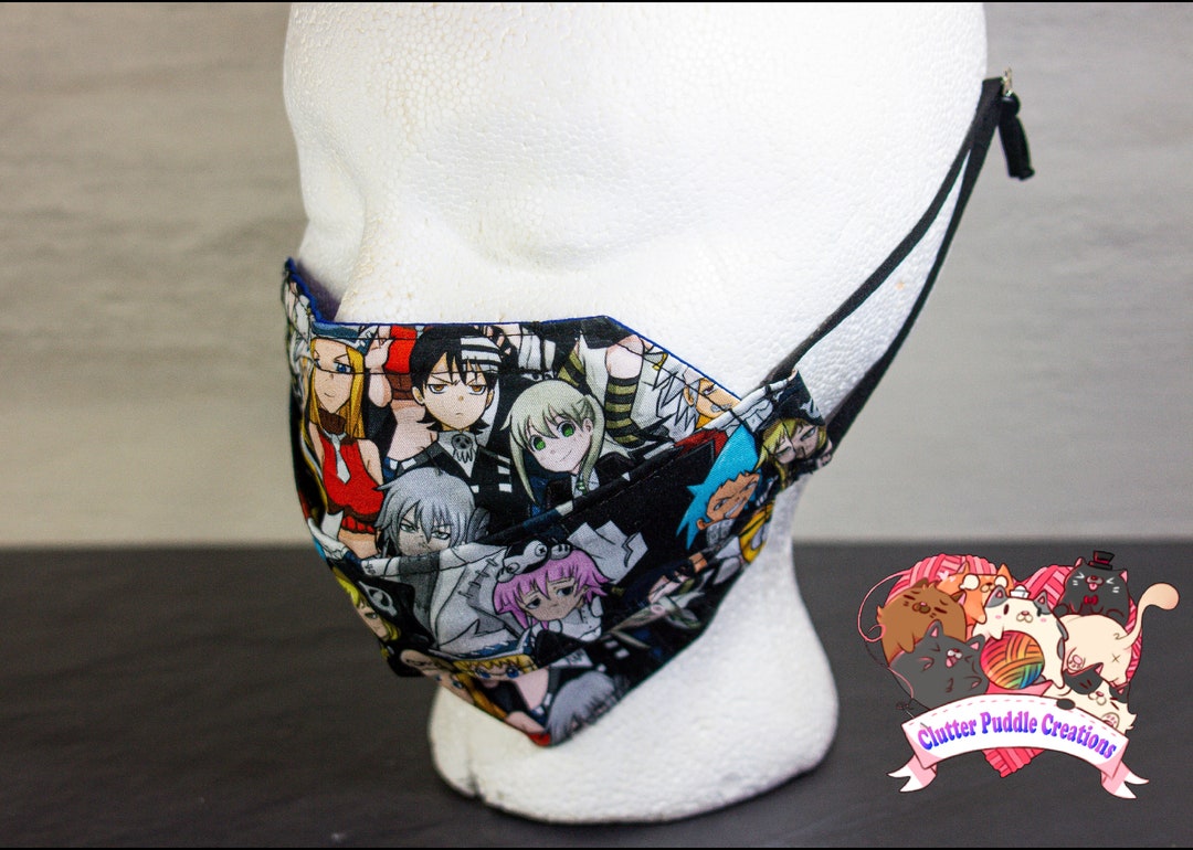 3D Anime Mask Nerdy Stocking Stuffer Adjustable Strap - Etsy