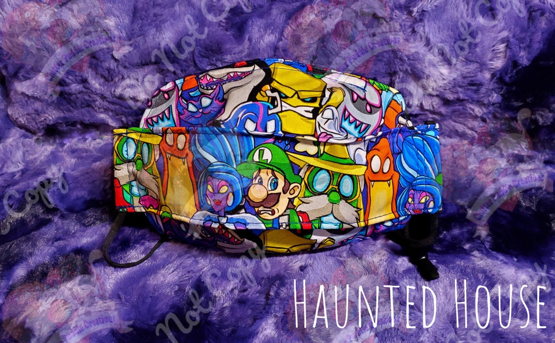 Gamer Mask, 3D Origami Mask, Nerdy Stocking Stuffer, Adjustable Strap ...