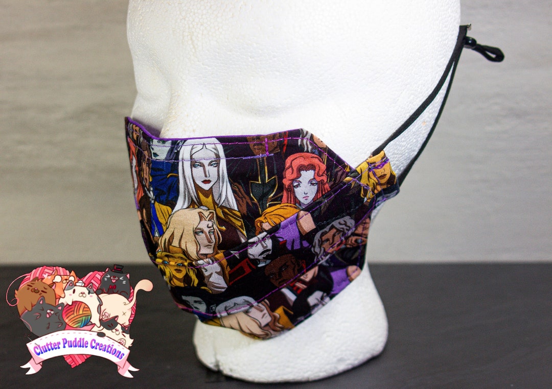 3D Anime Mask Nerdy Stocking Stuffer Adjustable Strap - Etsy
