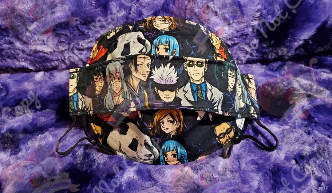 3D Anime Mask Nerdy Stocking Stuffer Adjustable Strap - Etsy