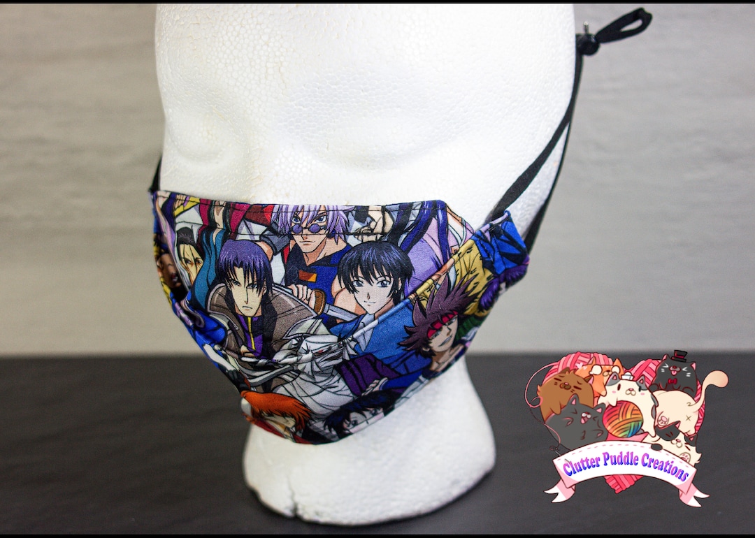 3D Anime Mask Nerdy Stocking Stuffer Adjustable Strap - Etsy
