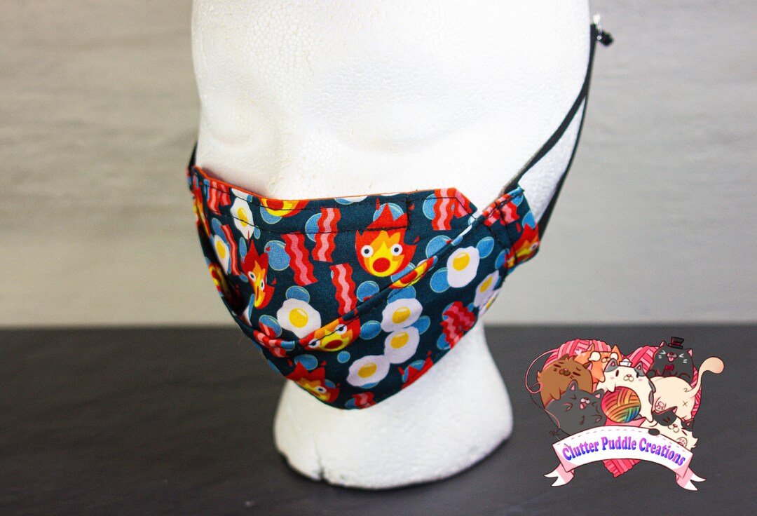 3D Anime Mask, Nerdy Stocking Stuffer, Adjustable Strap, Origami Mask ...