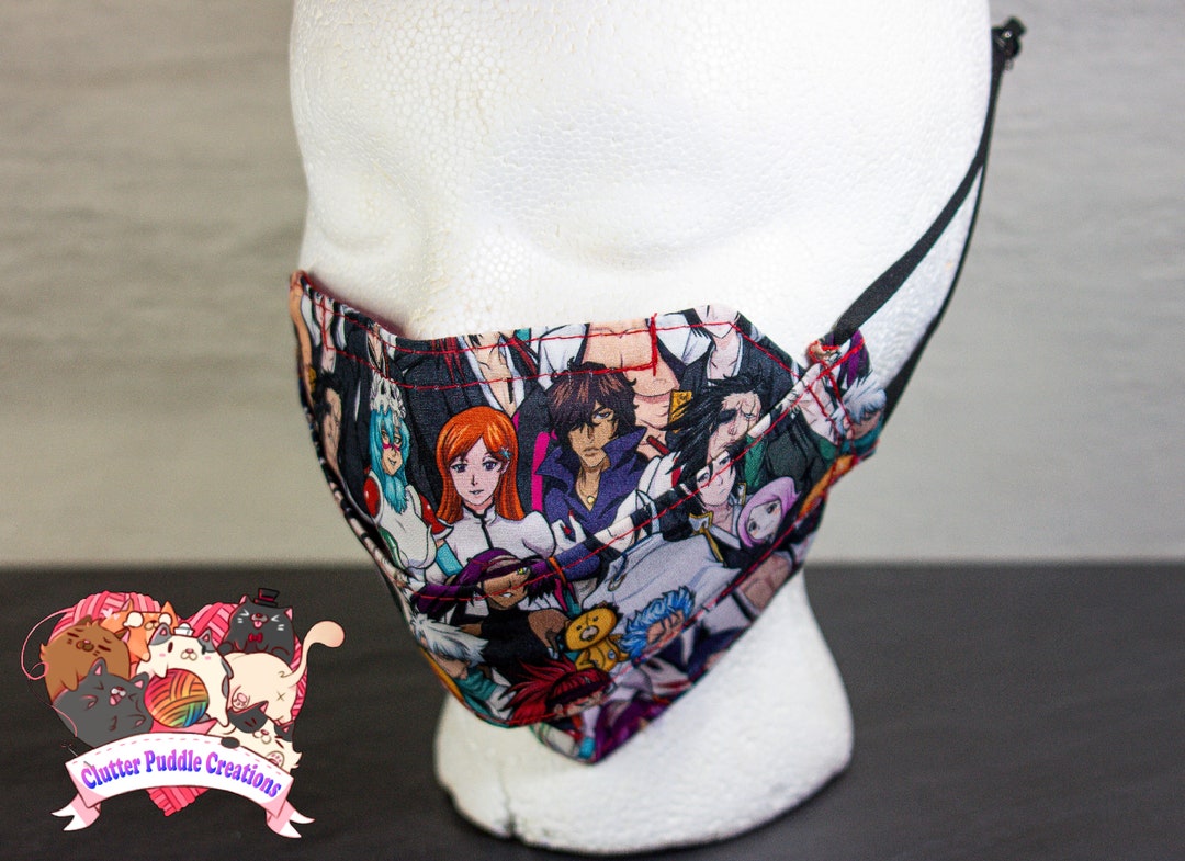 3D Anime Mask, Nerdy Stocking Stuffer, Adjustable Strap, Origami Mask ...
