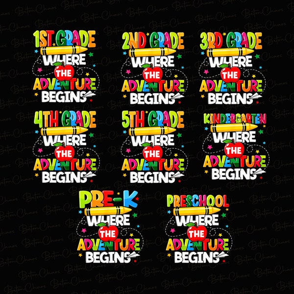 The Adventure Begins - Etsy