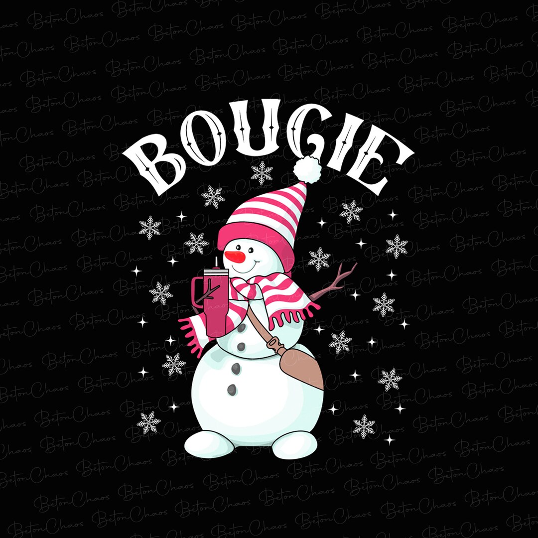 Bougie Snowman Png Boojee Snowman Stanley Tumbler Belt Bag - Etsy