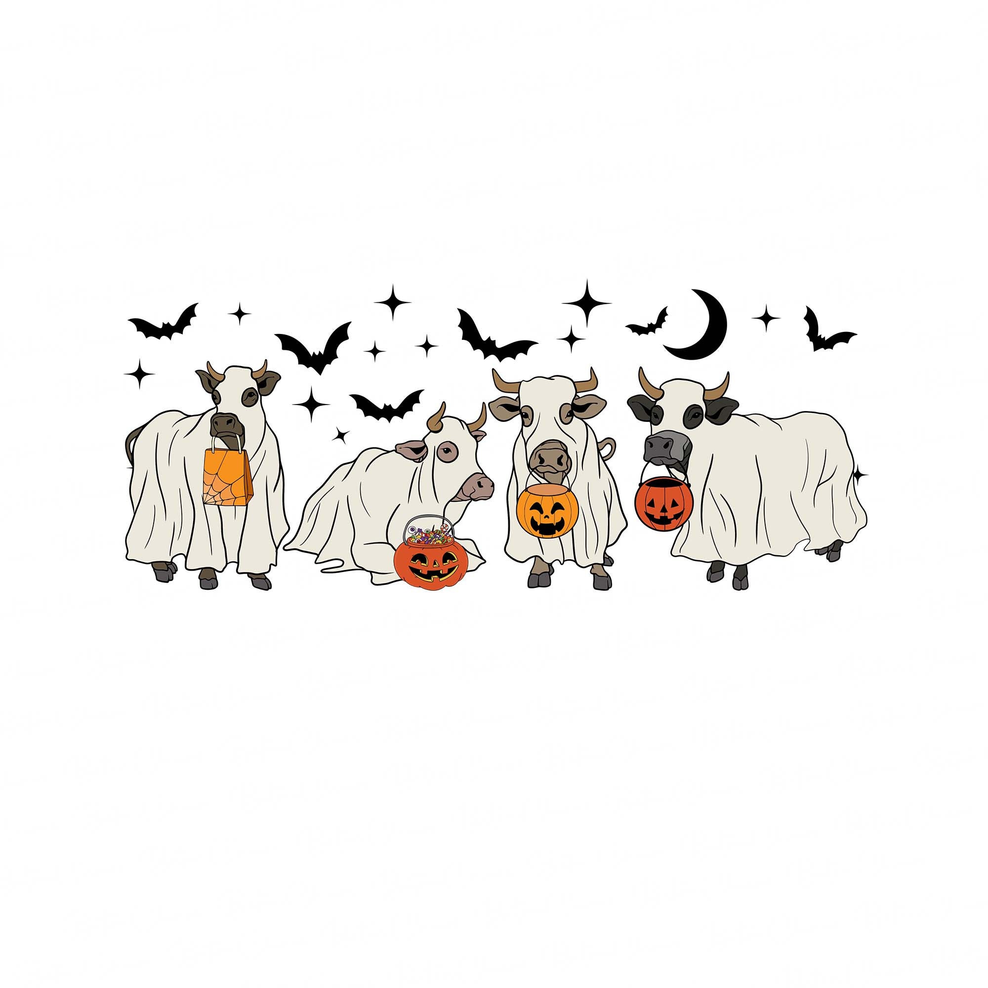 Ghost Cows PNG Halloween Cows Png Funny Halloween Png Funny - Etsy ...
