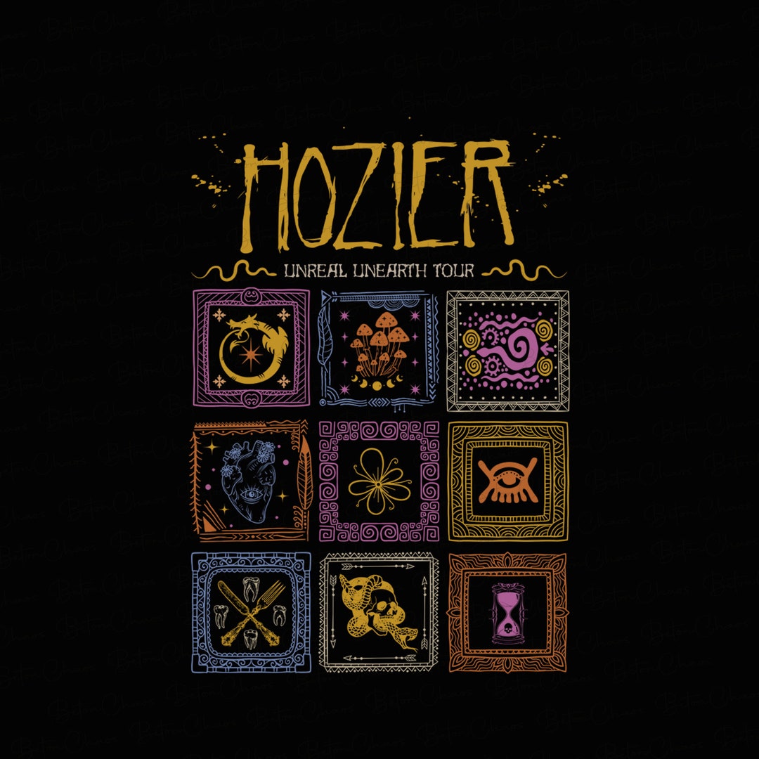 Hozier Unreal Unearth 2023 Tour Png Hozier Music Png No - Etsy
