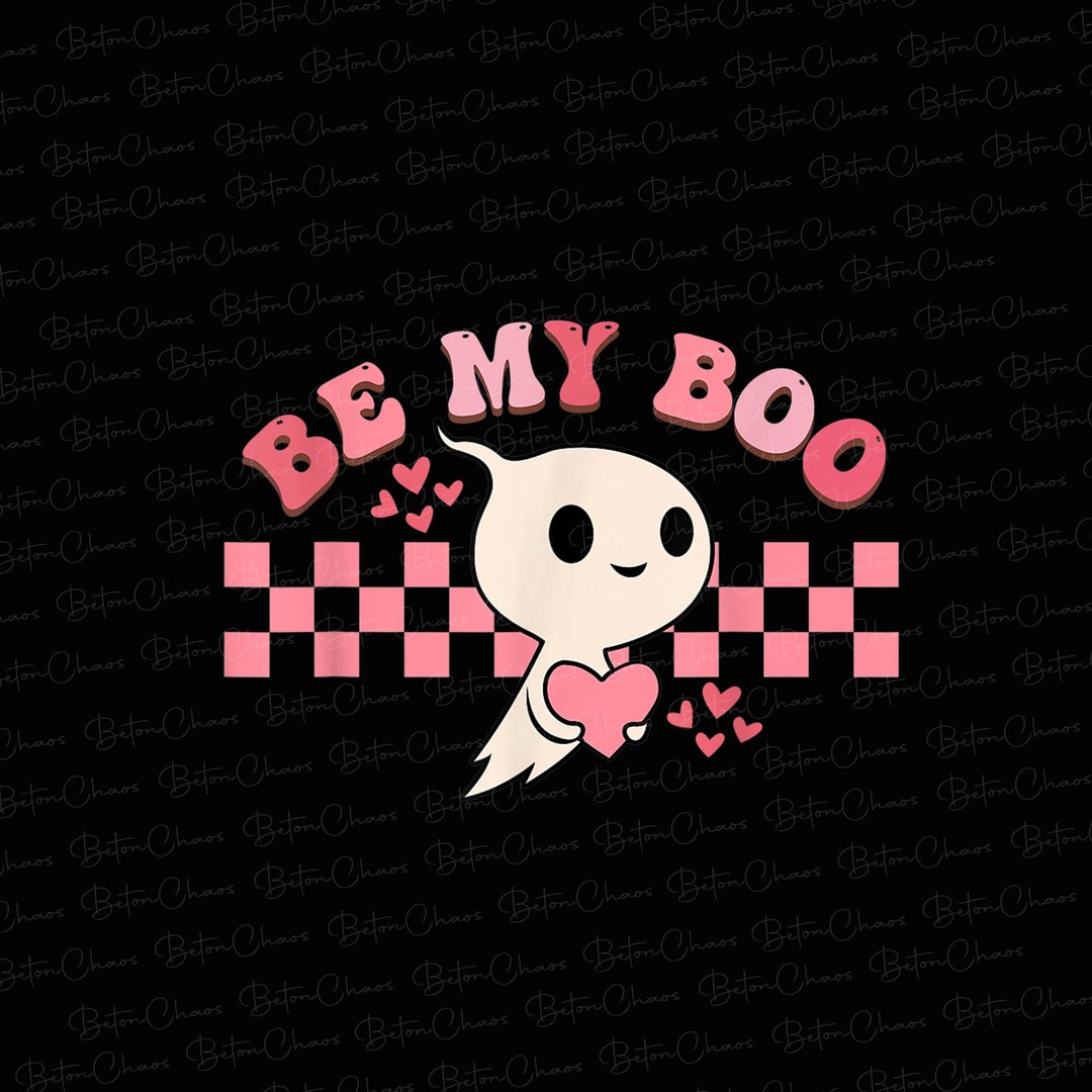 Be My Boo Pngvalentines Ghost Pngghost With Balloonpastel Valentines ...