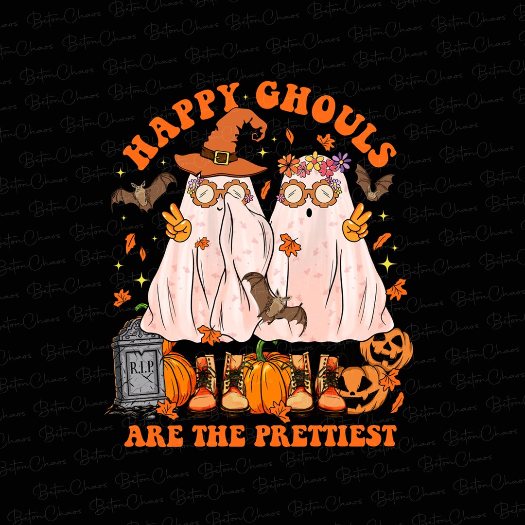Ghouls Png Ghouls Gang Png Groovy Halloween Png Groovy - Etsy