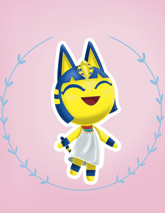 Animal Crossing Ankha Digital File | Etsy