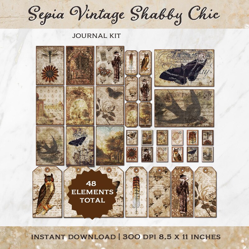 Sepia Printable - Etsy
