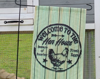 Chicken Coop Flag - Etsy