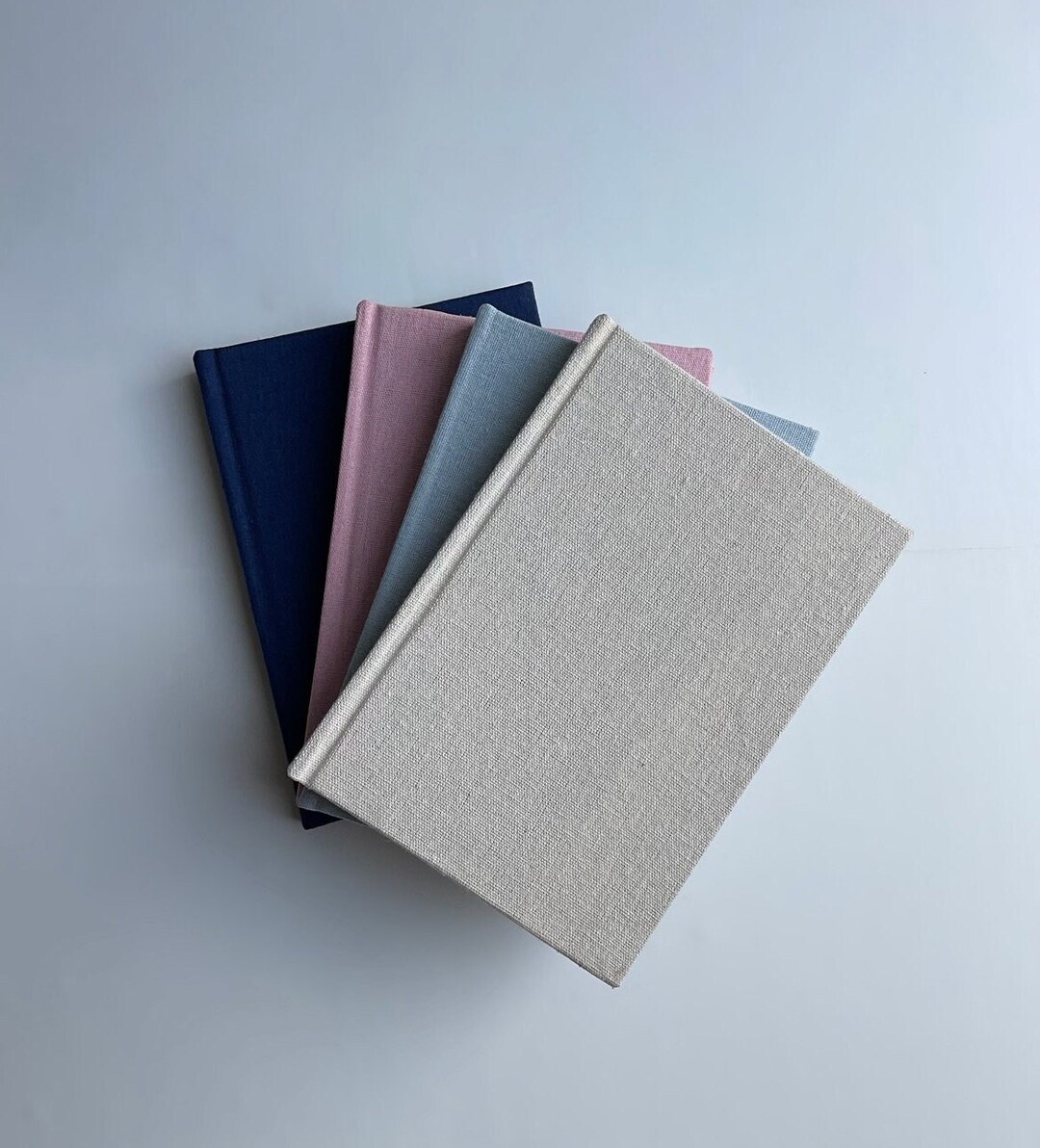 Hard Cover Notebooks Journal Notebook Blank Linen Cover Notebook - Etsy