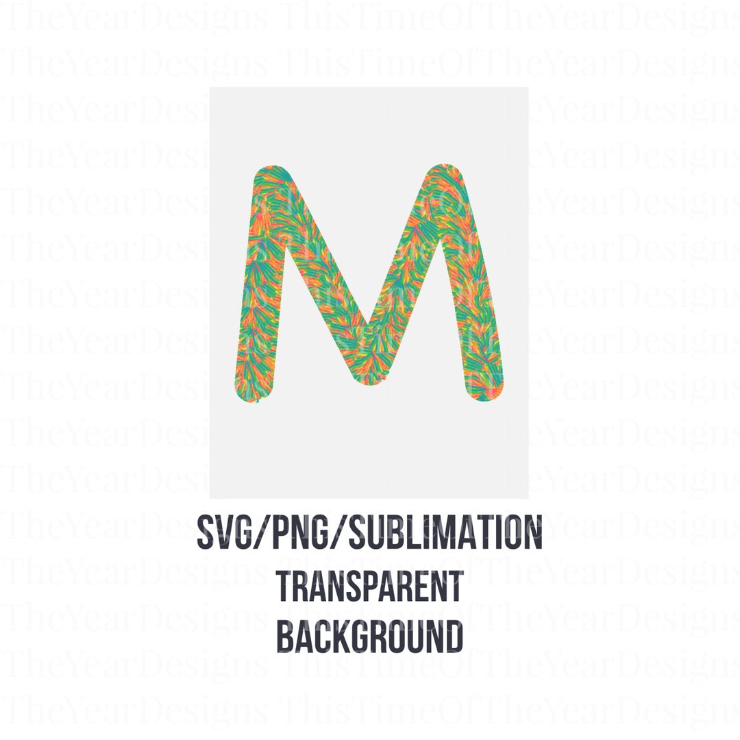 Rainbow Letter M Svg Rainbow Letters Svg Rainbow Wall Decal - Etsy UK