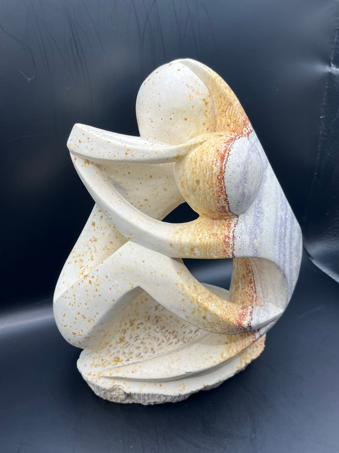 Couples Intertwined Kissing Stone Sculpture - Etsy