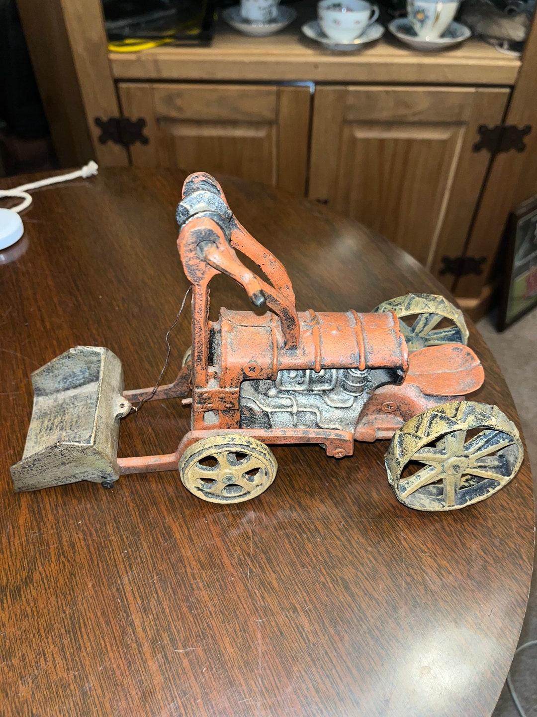 Cast Iron Front Loading Tractor - Etsy