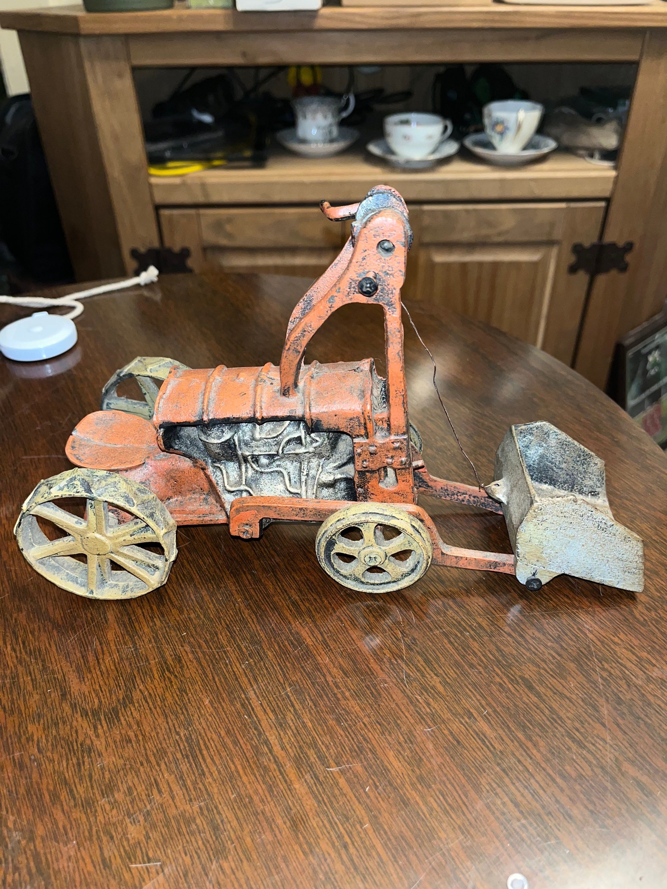 Cast Iron Front Loading Tractor - Etsy