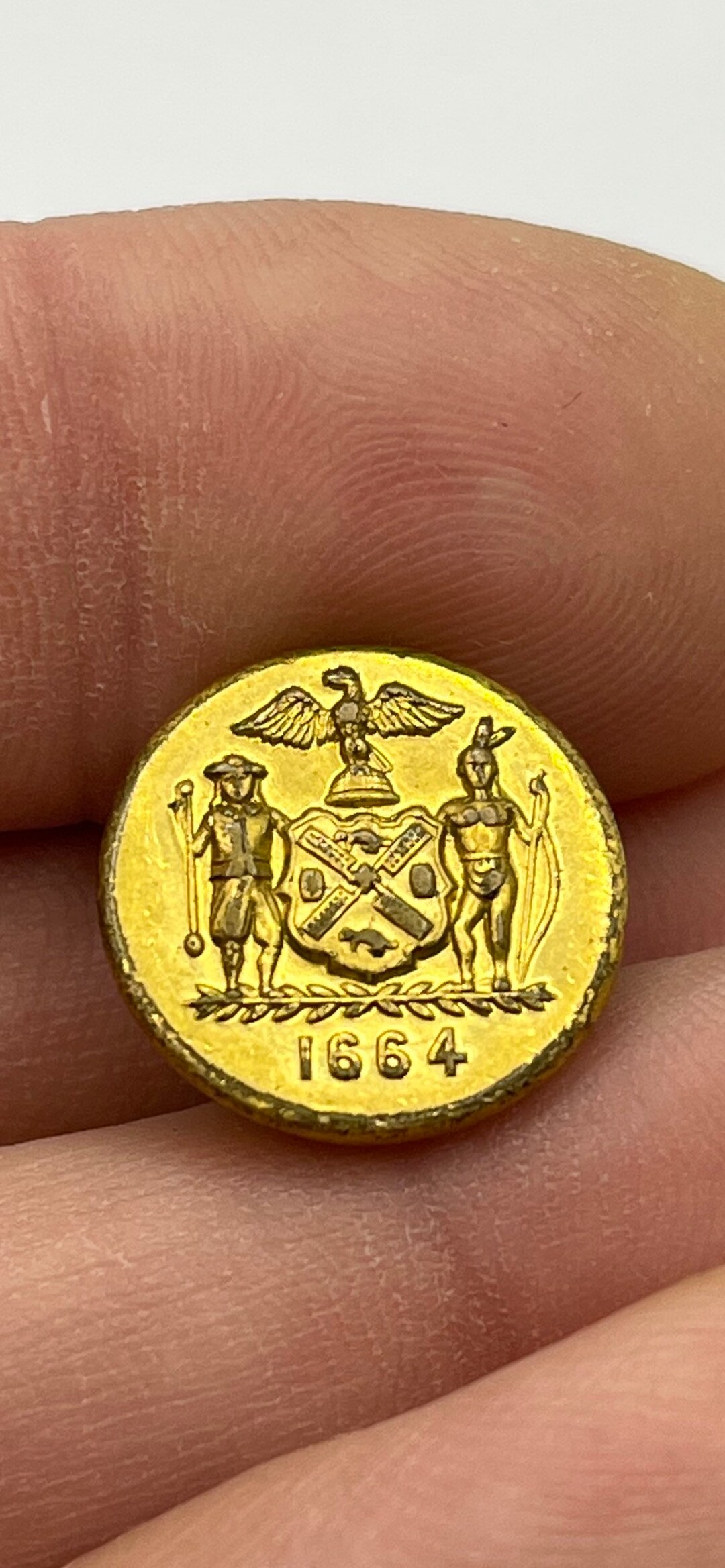 NYPD Button 5/8in. - Etsy