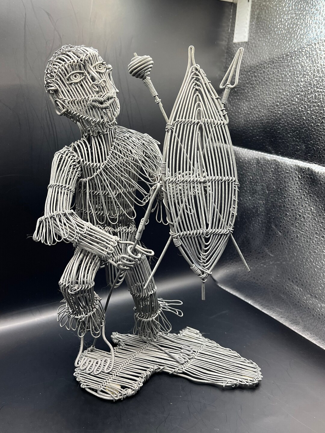 Tribal Man Wire Sculpture - Etsy