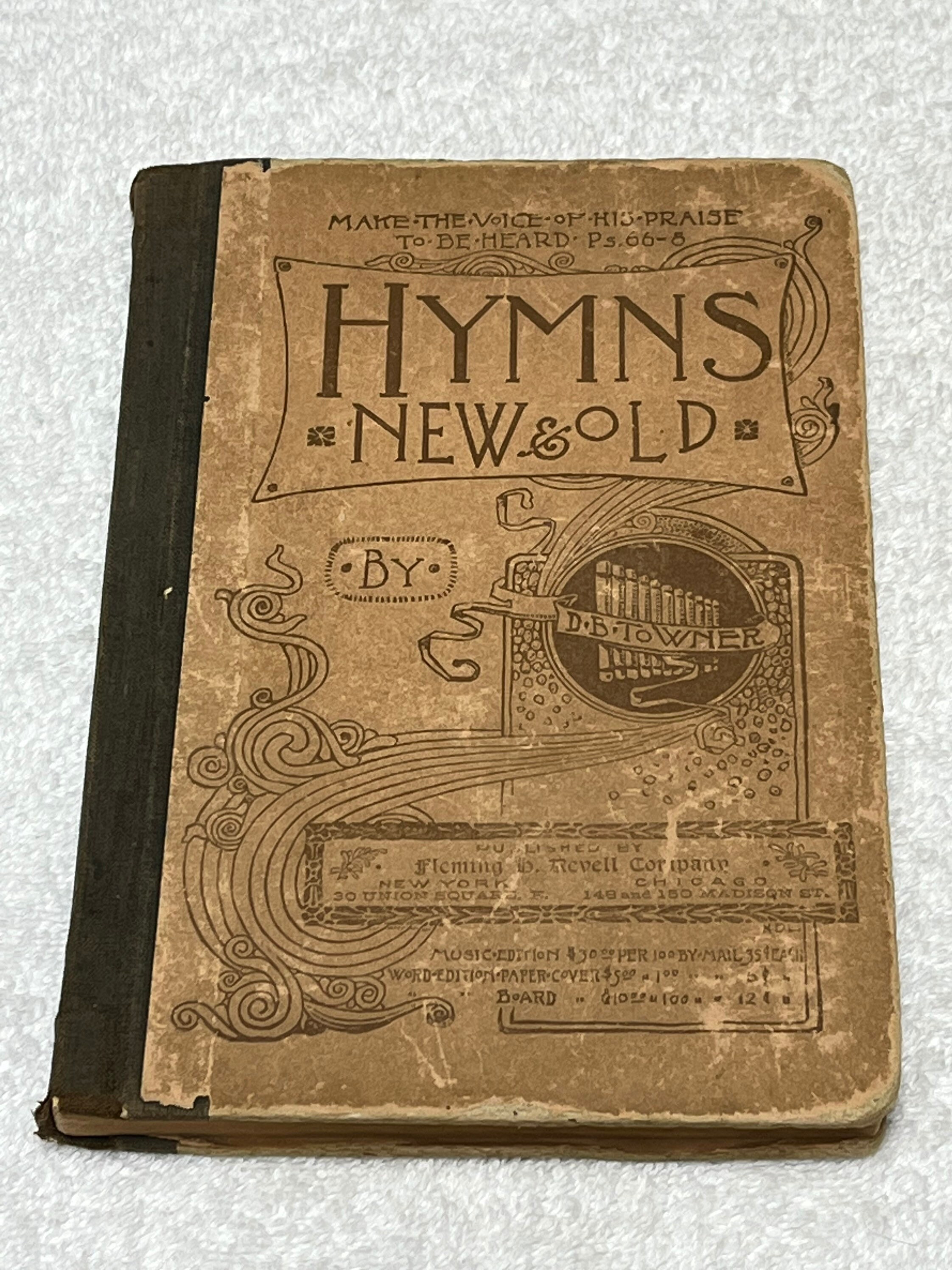 Old Gospel Hymn Book Cover Classic Gospel Songs Compilation By