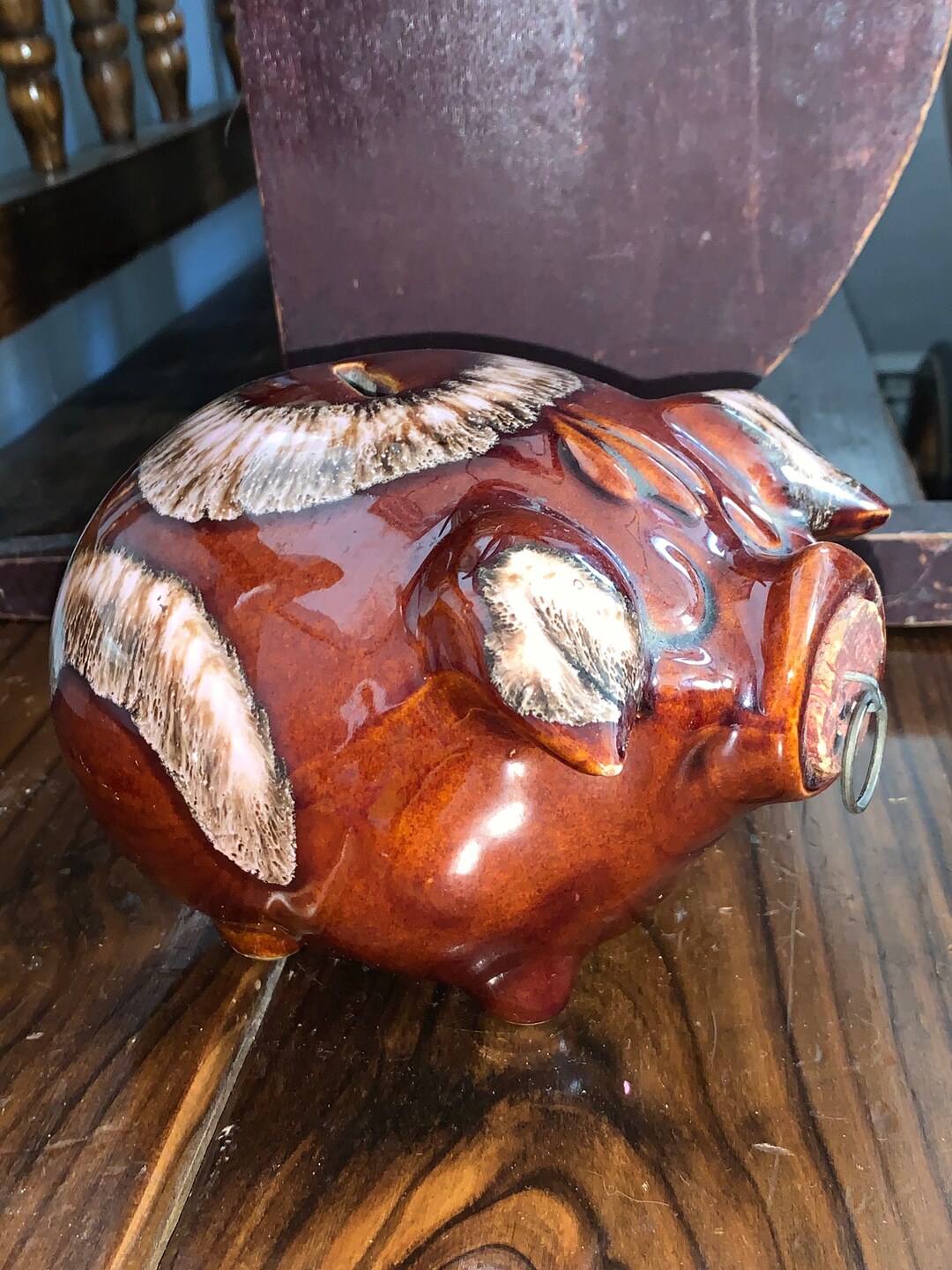 1957 Corky Pig Piggy Bank all Original - Etsy