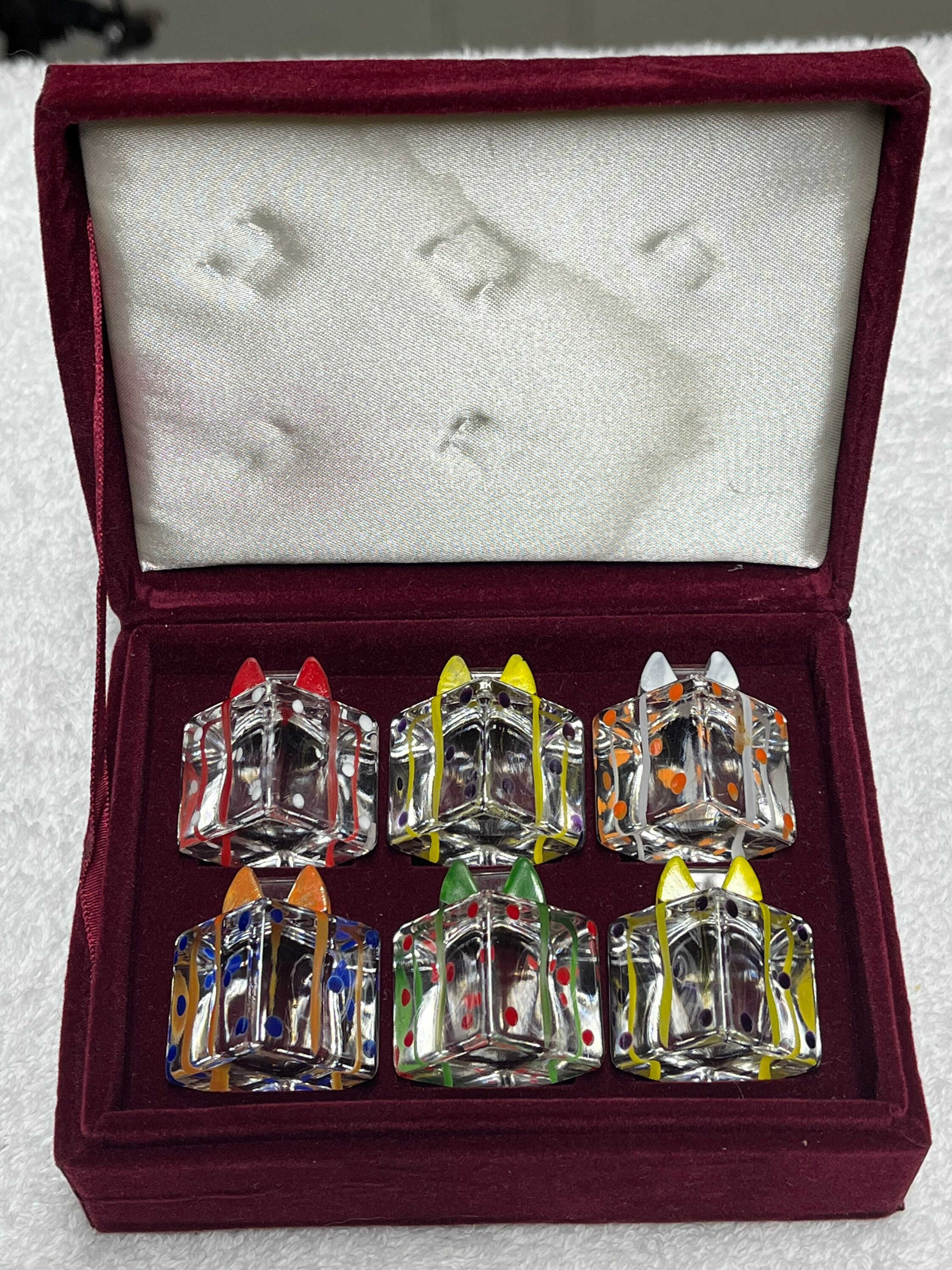 Godinger Crystal Legends Present Place Card Holders - Etsy