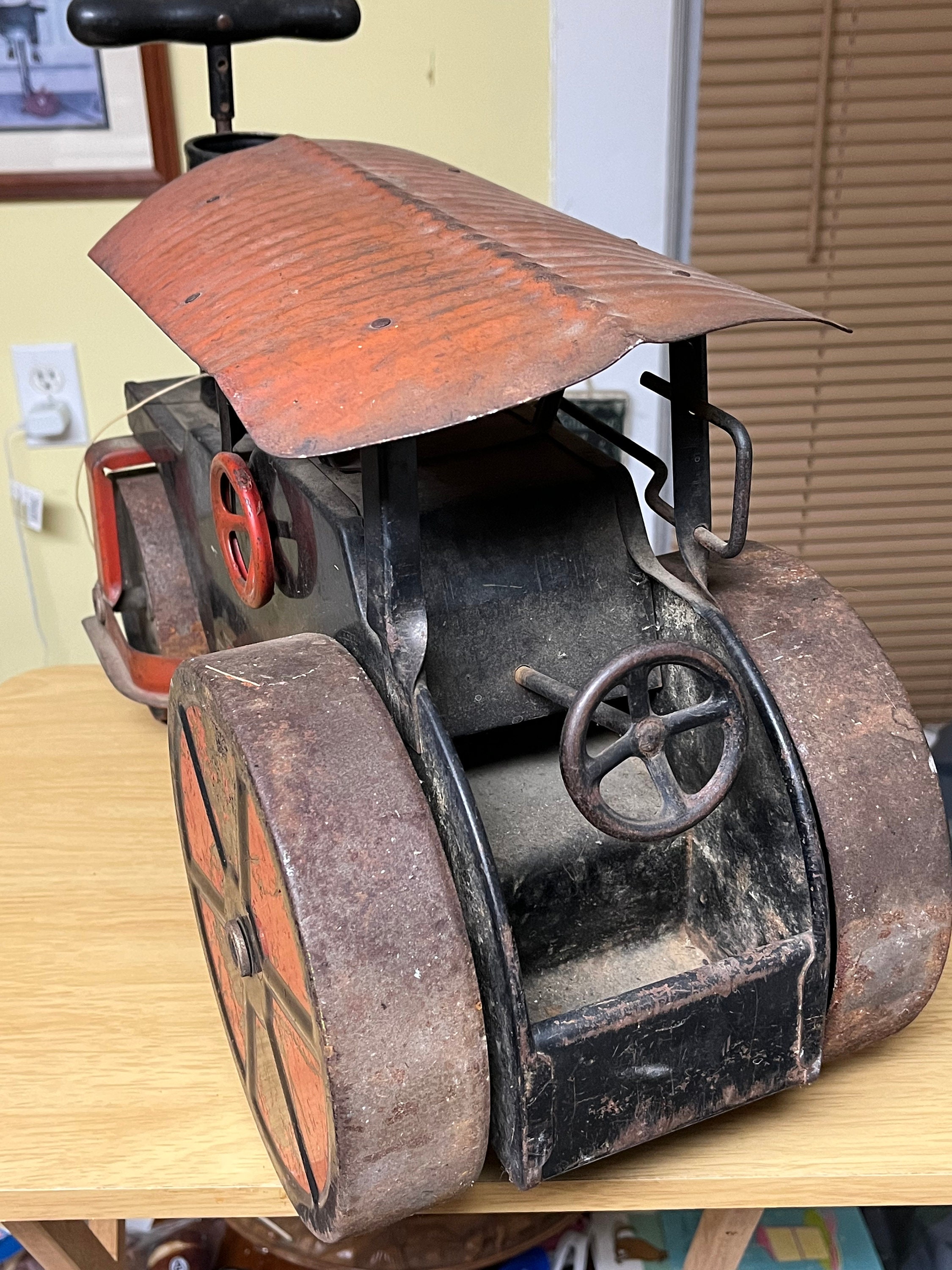 1920’s Keystone 60 Steel Steam Roller Ride on Toy - Etsy
