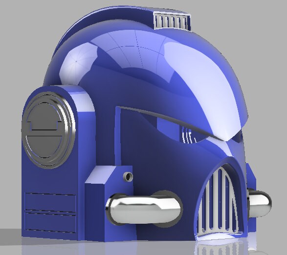 Warhammer 40K Space Marine Helmet - Etsy
