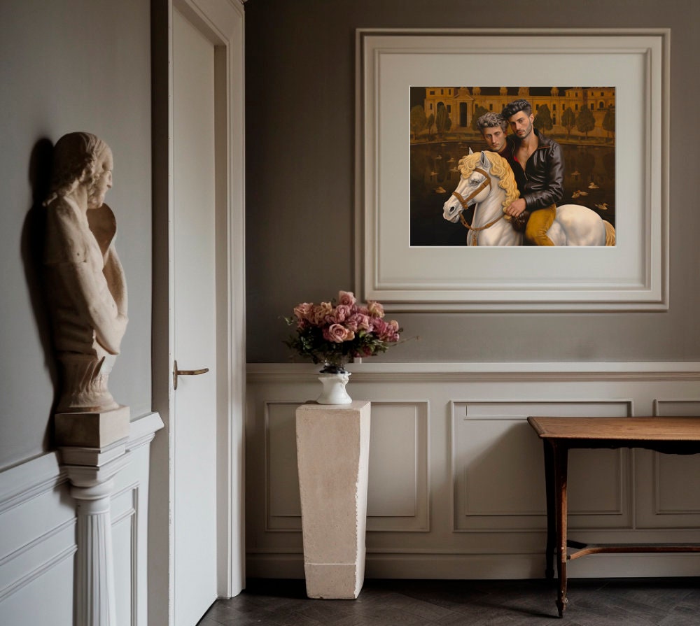 Romantic Roman Italian Horse Riders - Etsy