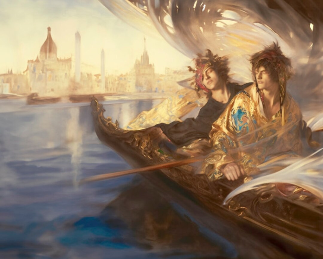 Enchanted Italian Baroque Rococo Venetian Rendezvous Speed Painting ...