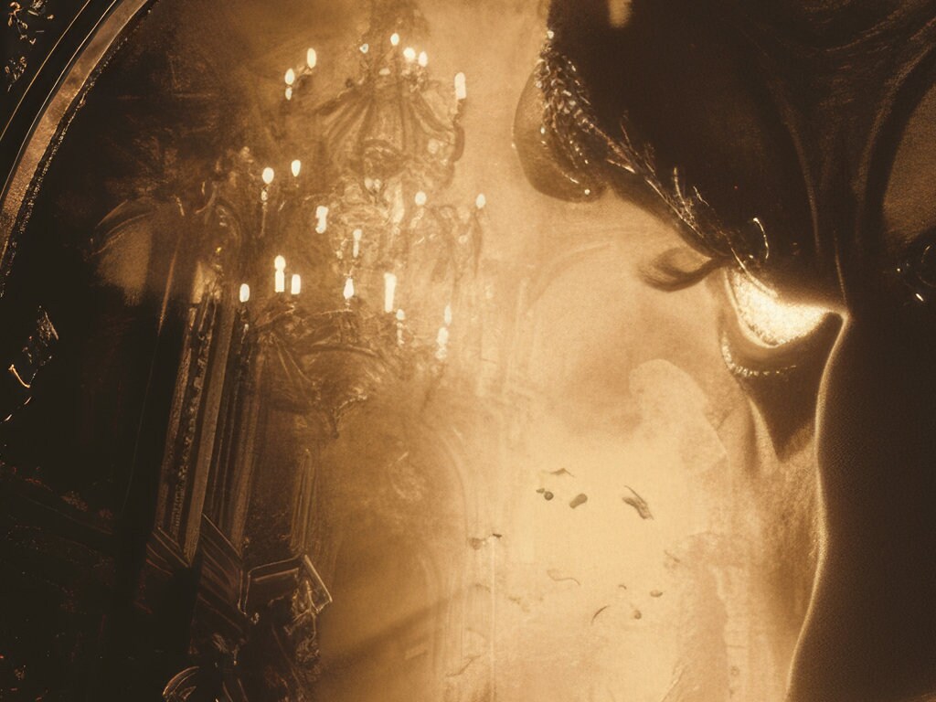 Mysterious Phantom of the Opera Art Inspired French Theatre Fantasy - Etsy