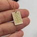 14K Gold the Devil Tarot Card Pendant Gold Devil Jewelry for - Etsy